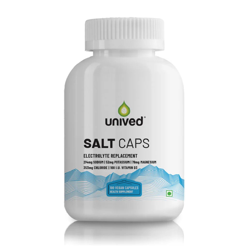 Unived Salt Capsules 100/Vegan capsulse – TheTriWorld